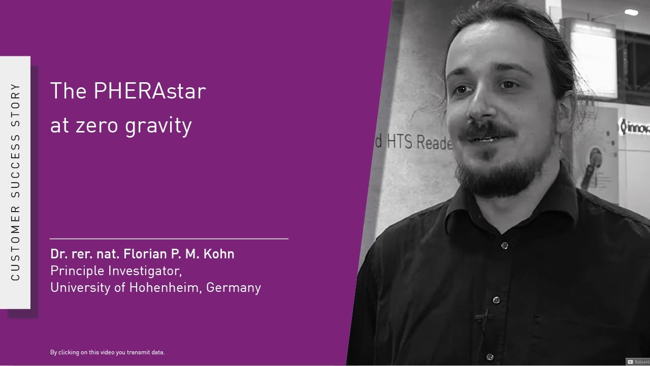 The PHERAstar at zero gravity | BMG LABTECH